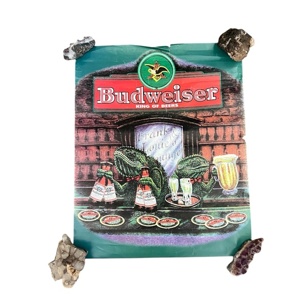 Budweiser | Art | Vintage 9s Budweiser Poster | Poshmark